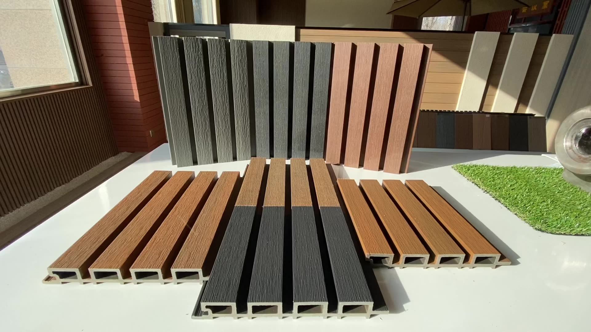 Outdoor Partition Wall Board Brick Cladding Fluted Decorative Exterior ...