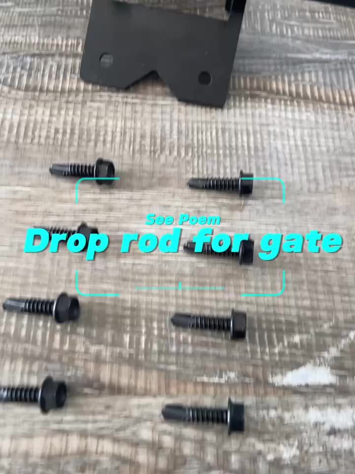 Heavy Duty Cane Bolt Gate Drop Rod Gate Hardware,Solid Steel Gate ...