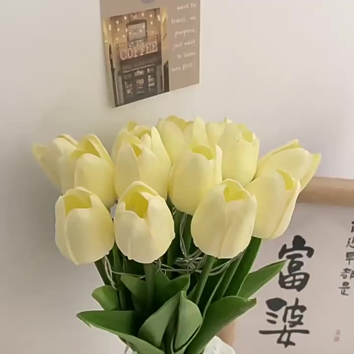 10/15pcs Luminous Led Tulip Bouquet With Light Photo Prop Gifts Wedding Home Decor Christmas ...