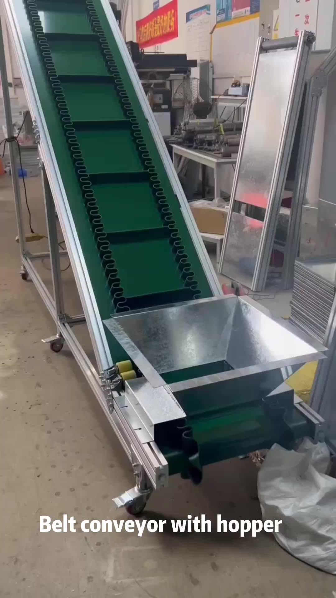 Automatic Z-belt Conveyor,Inclined Bucket Elevator,Lifting Belt ...