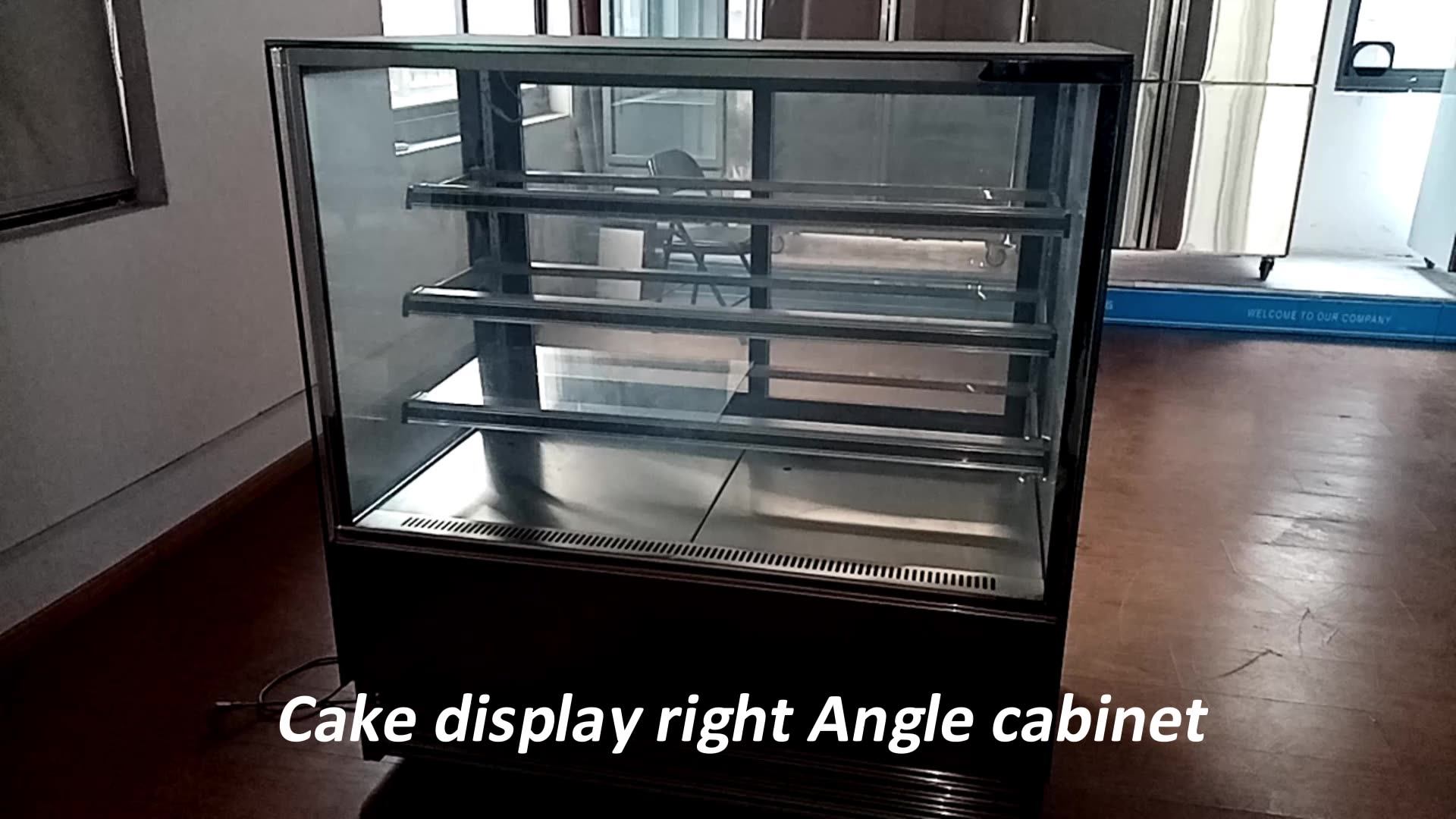 Cake Chiller Showcase Square Bakery Display Fridge Refrigerated ...