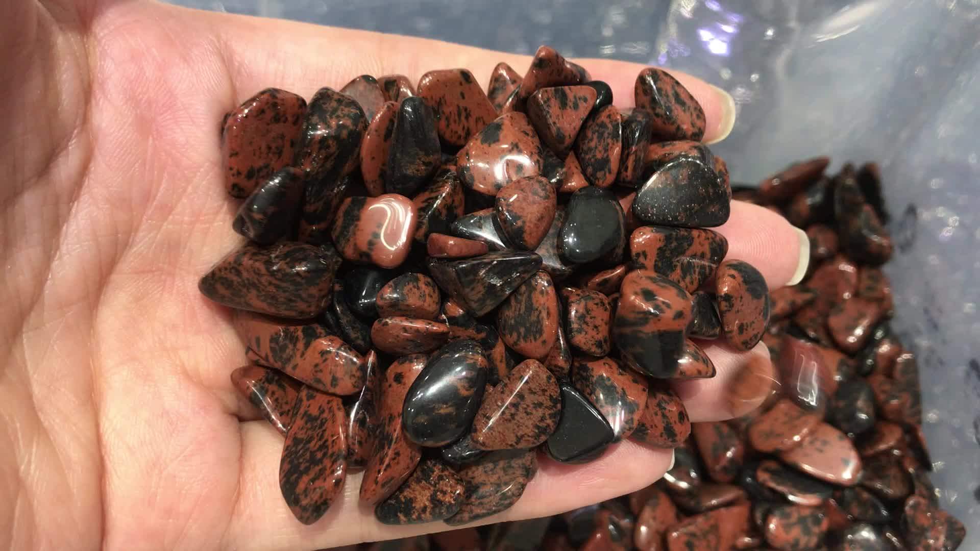 Wholesale Natural Red Obsidian Tumbled Stone Polished - Buy Red ...