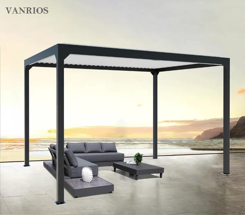 Individual Remote Controlled Fully Automatic Pergola Terrace Motorised ...