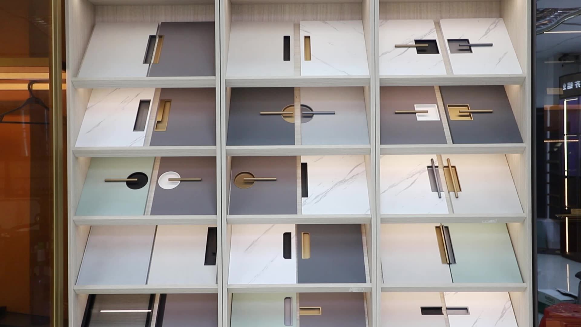 Edge Sealing Side Mounted Cabinets Wardrobe Doors Concealed Handles ...