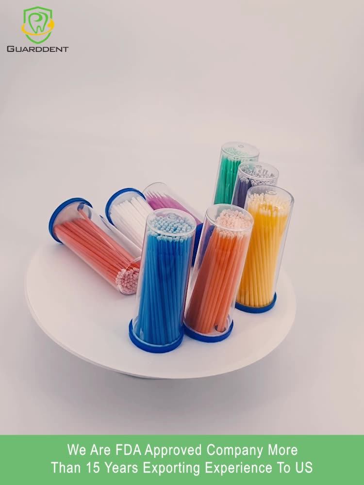 Guarddent Disposable Dental Micro Brush Applicator Tips Dental ...
