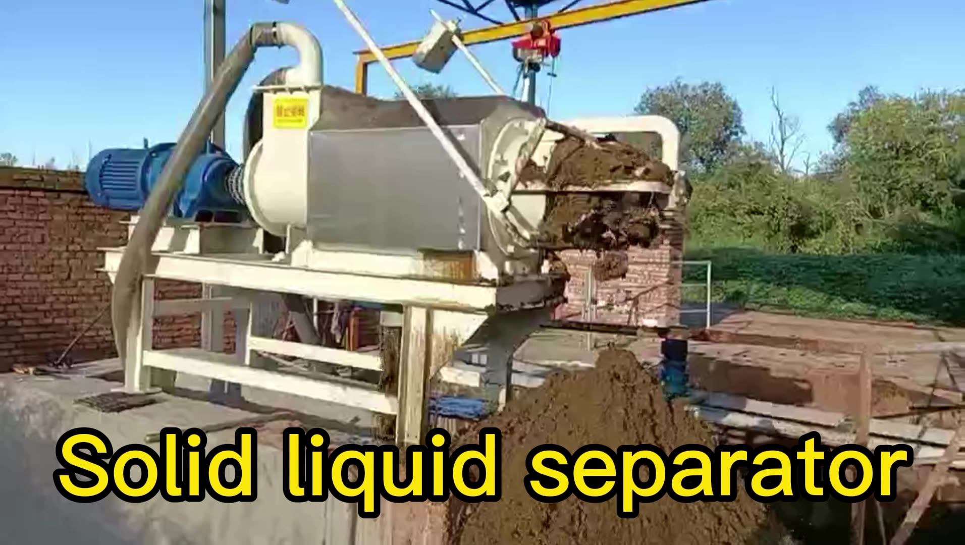 Dzjx Chicken Pig Solid Liquid Manure Separator Screw Press Slurry Cow ...