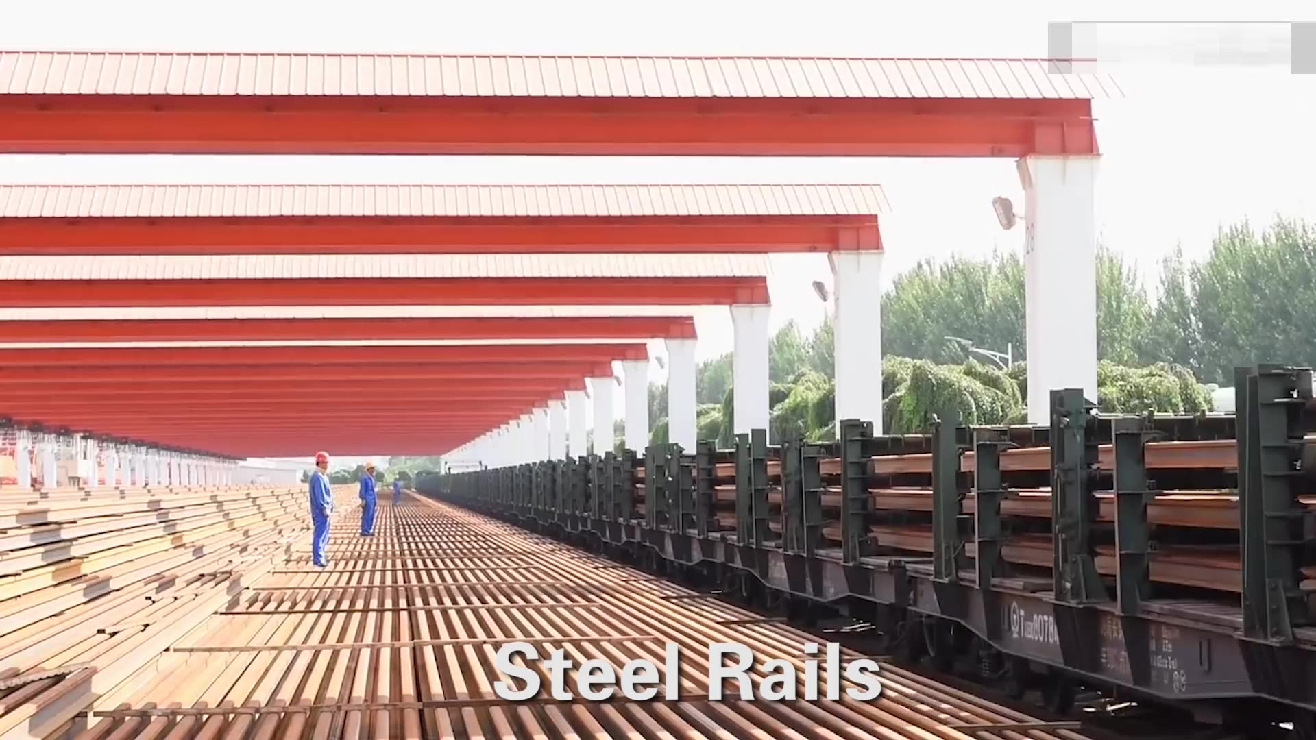 China Railway Steel Rail Supplier Q235b/55q Used Rail Track Scrap Track Gb Standard Railroad ...