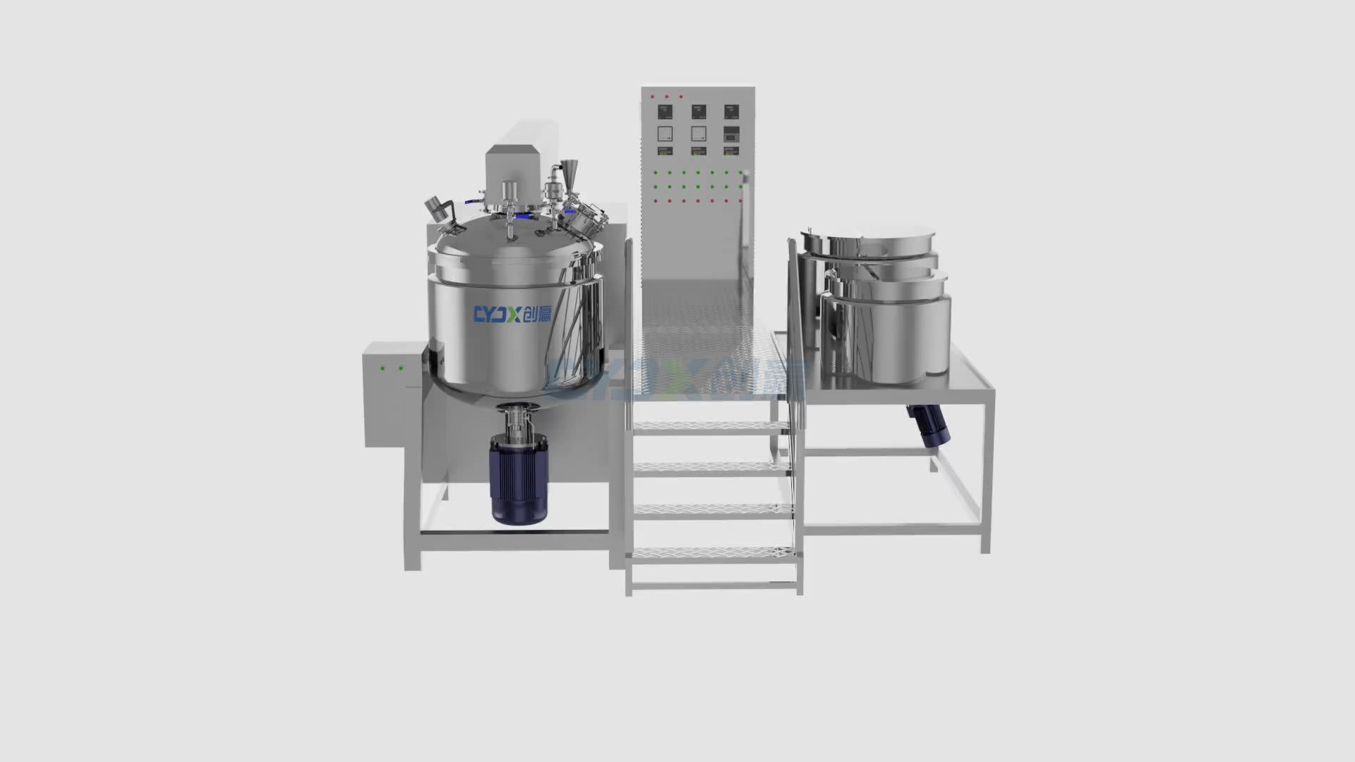 Cyjx Homogenizer Tank Blending Cream Jacketed Mixer Tank Heating ...