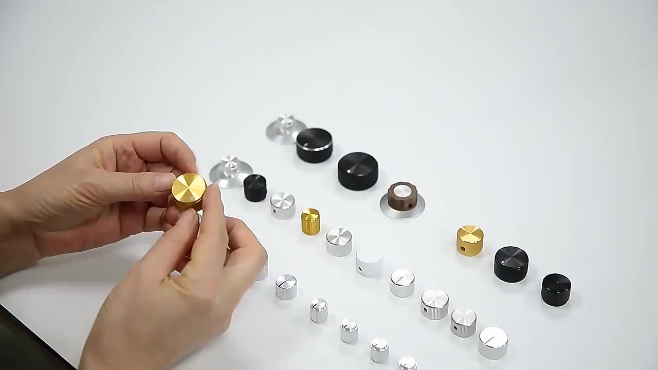 Usb Anodized Cnc Audio Rotary Switch Aluminum Volume Control Knob For ...