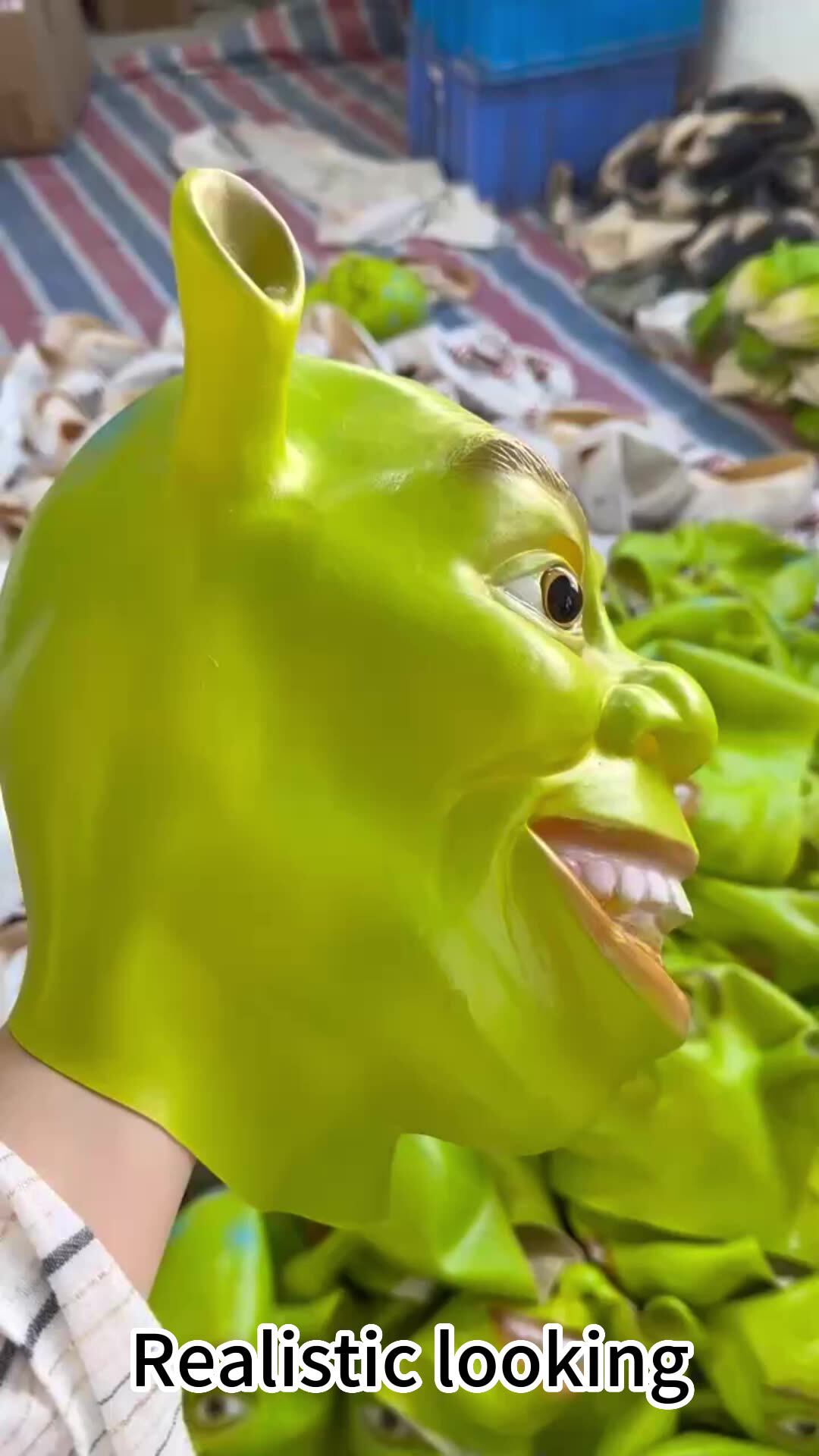Monster Shrek Full Head Latex Mask Movie Costume Masquerade Mask ...