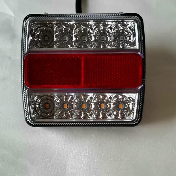 Stop Indicator Reverse Square Led Truck Lights Caravan Tail Light - Buy ...