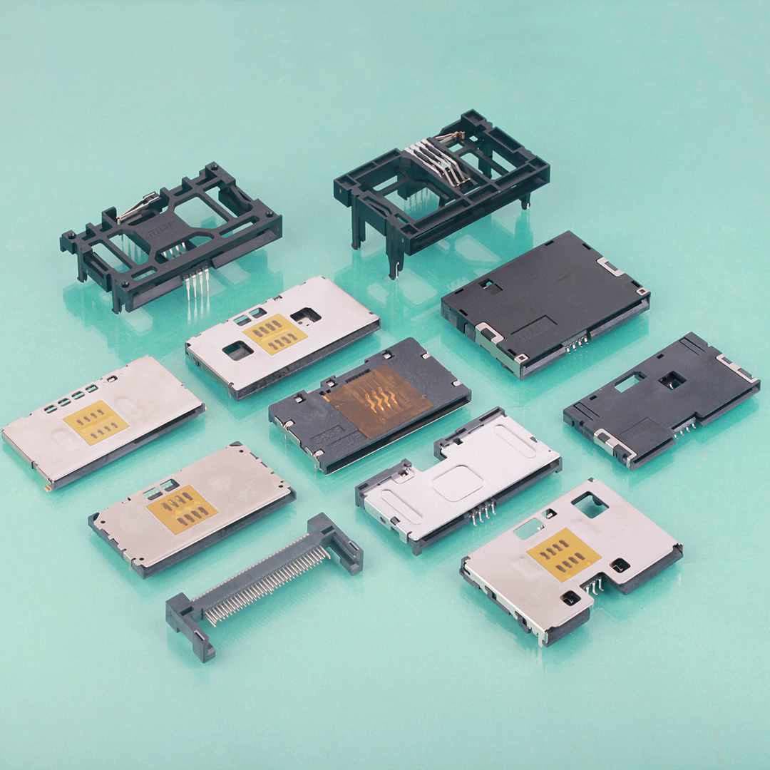 방문 기술을 가진 8pin + 스위치 Smt Pcb 스마트 카드 연결관 Ic 카드 연결관 - Buy Sim 카드 커넥터 Smt ...