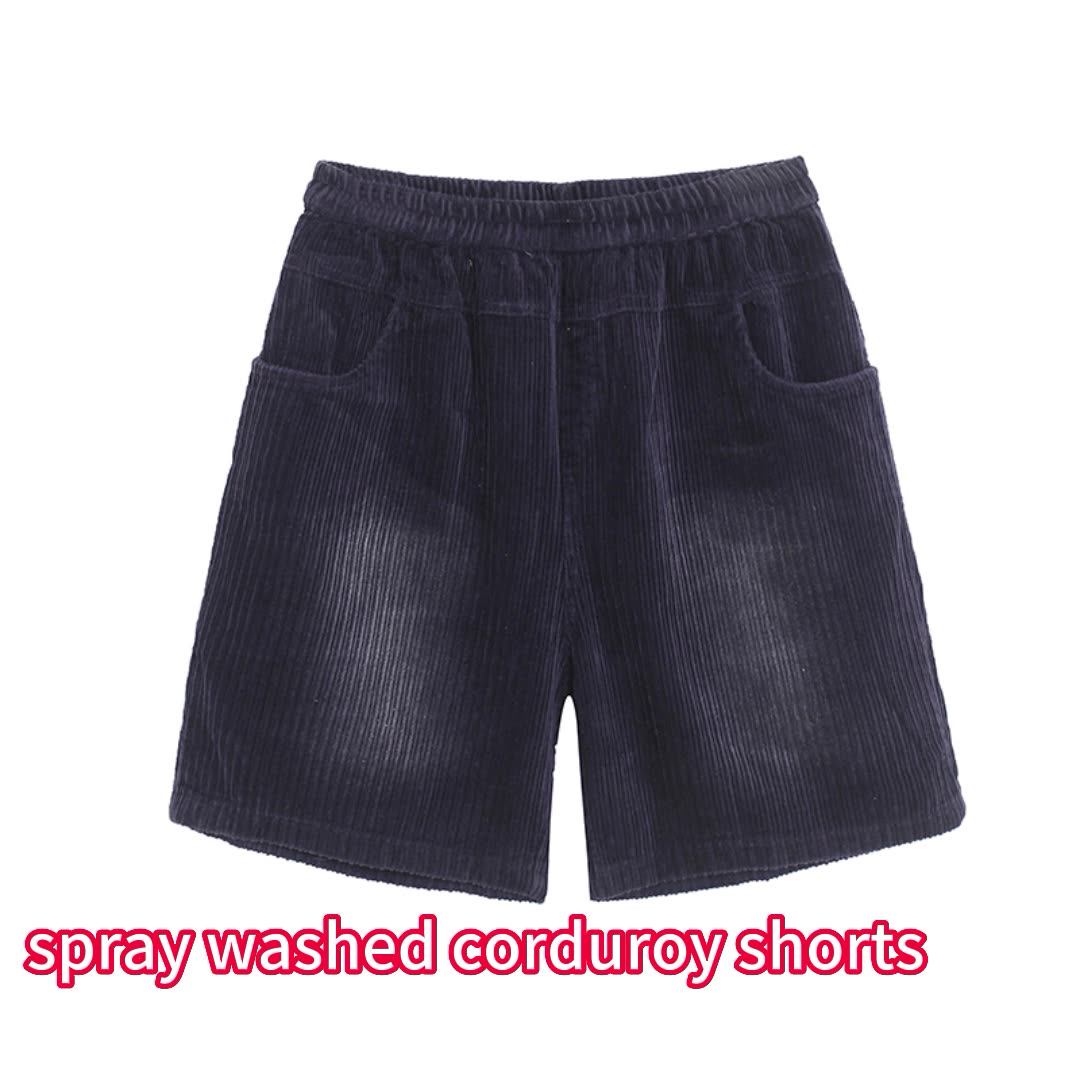 Wholesale Streetwear Blank Vintage Shorts Pants Summer Elastic Waist ...