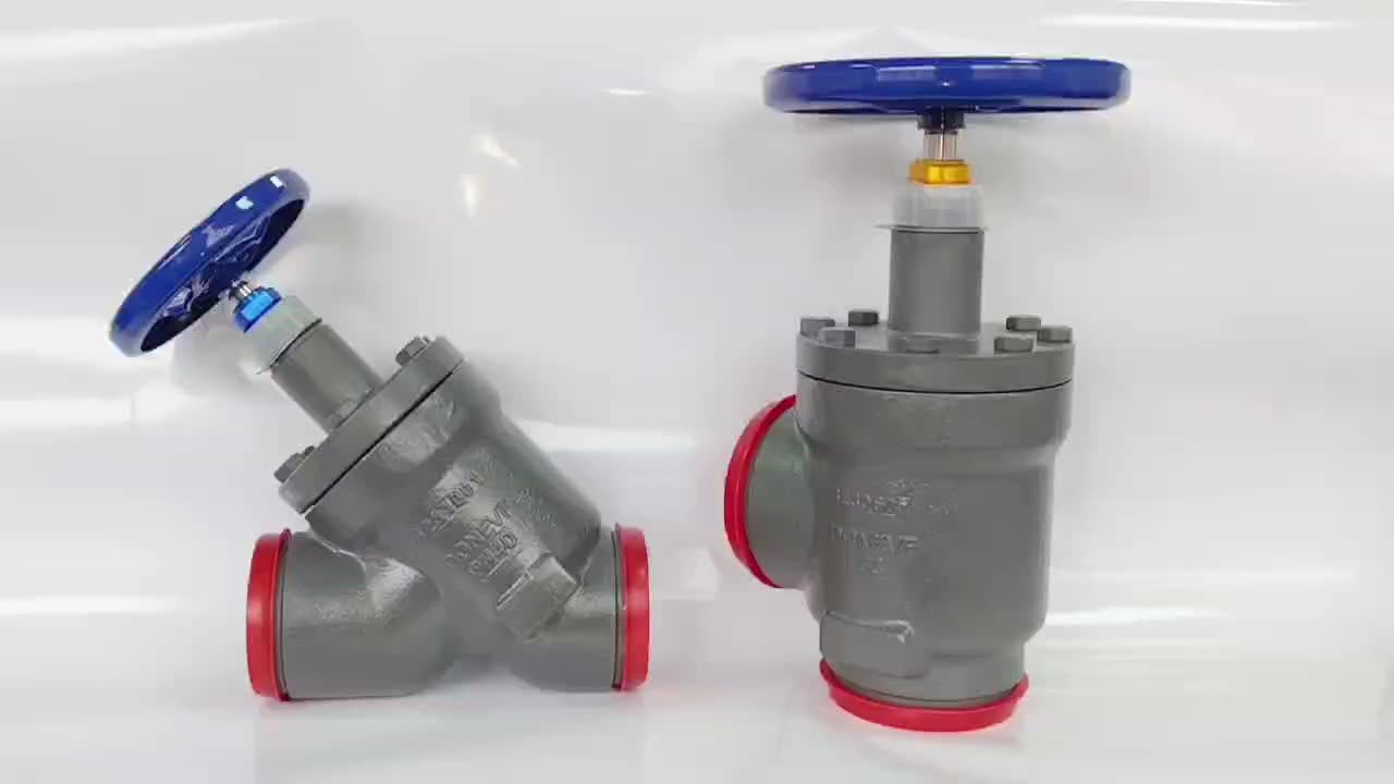 Refrigeration Industrial Stop Valve With Cap For Ammonia And Freon ...