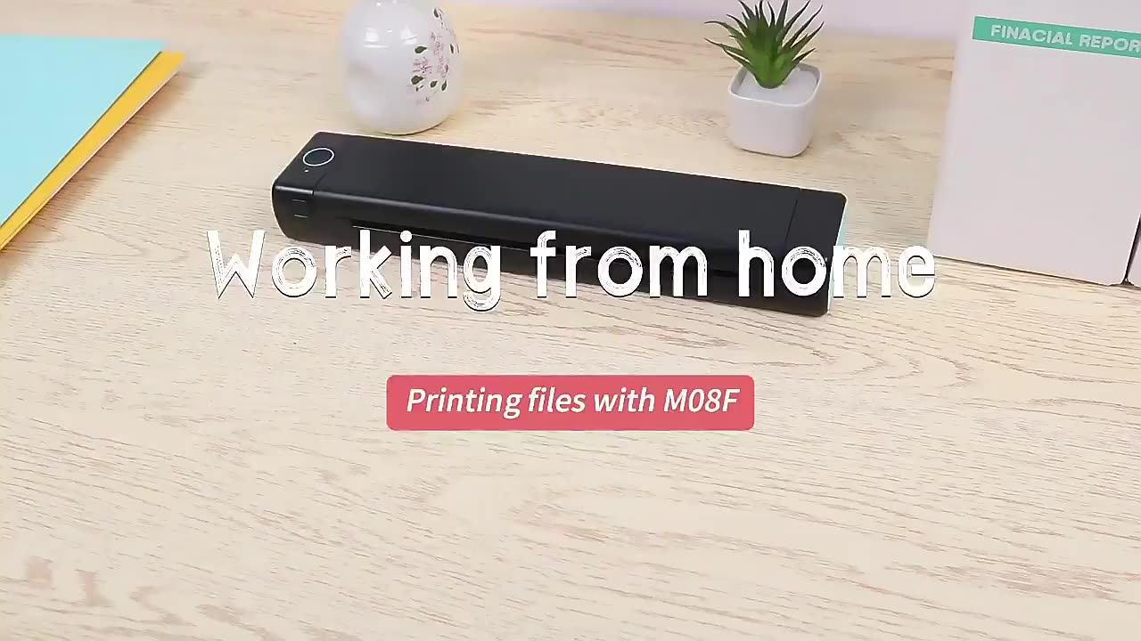 New Phomemo M08f No Ink Portable A4 Printer Mini Wireless Mobile ...