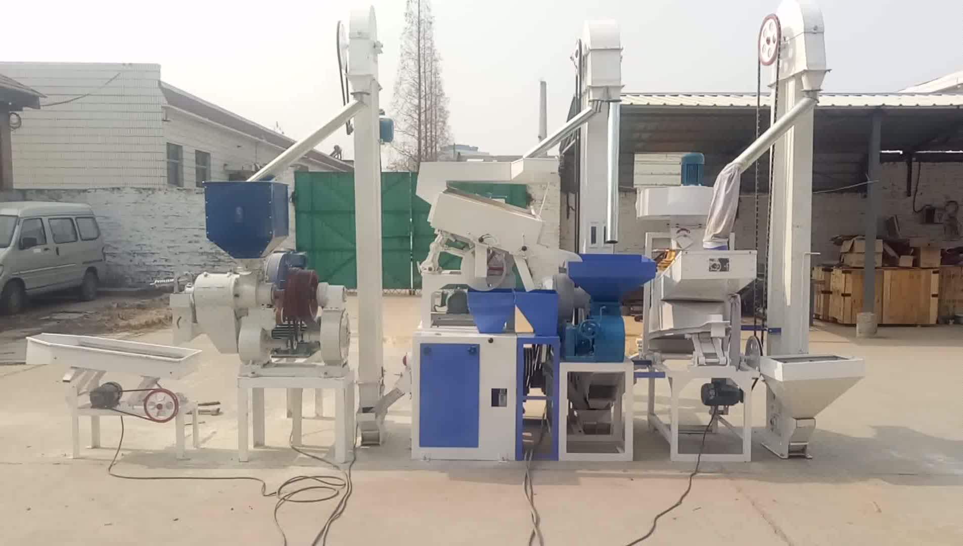 The Commercial Type 1100kg/h Automatic Small Rice Milling Machine - Buy ...