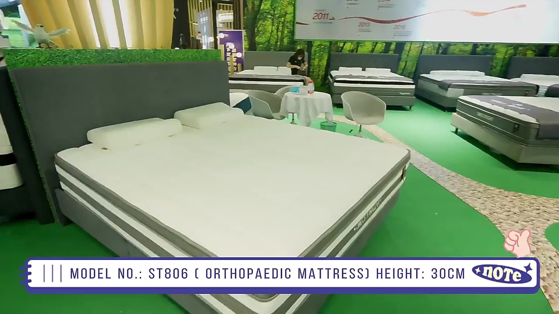 Euro Top Pocket Sprung Double Mattress Queen Hypo-allergenic China ...