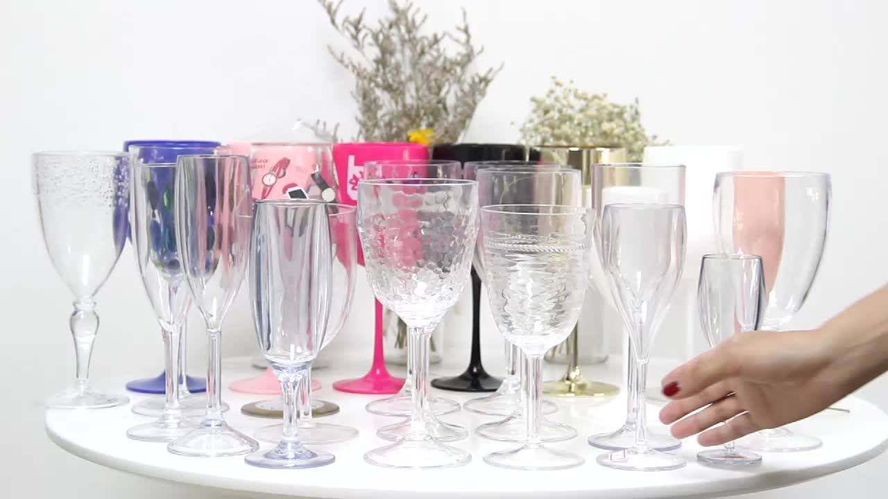 Wholesale Elegant Polycarbonate Acrylic Plastic Wedding Drinking ...