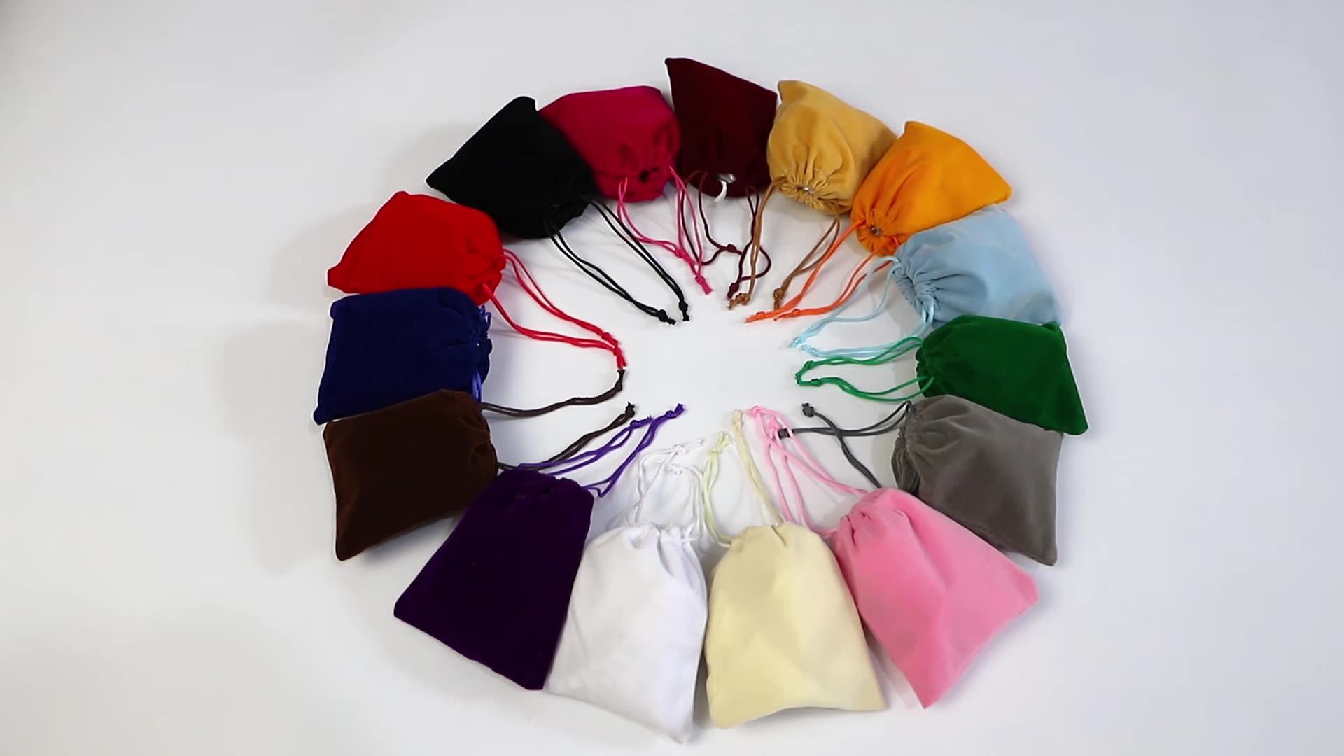 Small Drawstring Jewelry Bag Wedding Decoration Bag And Gold Opening ...