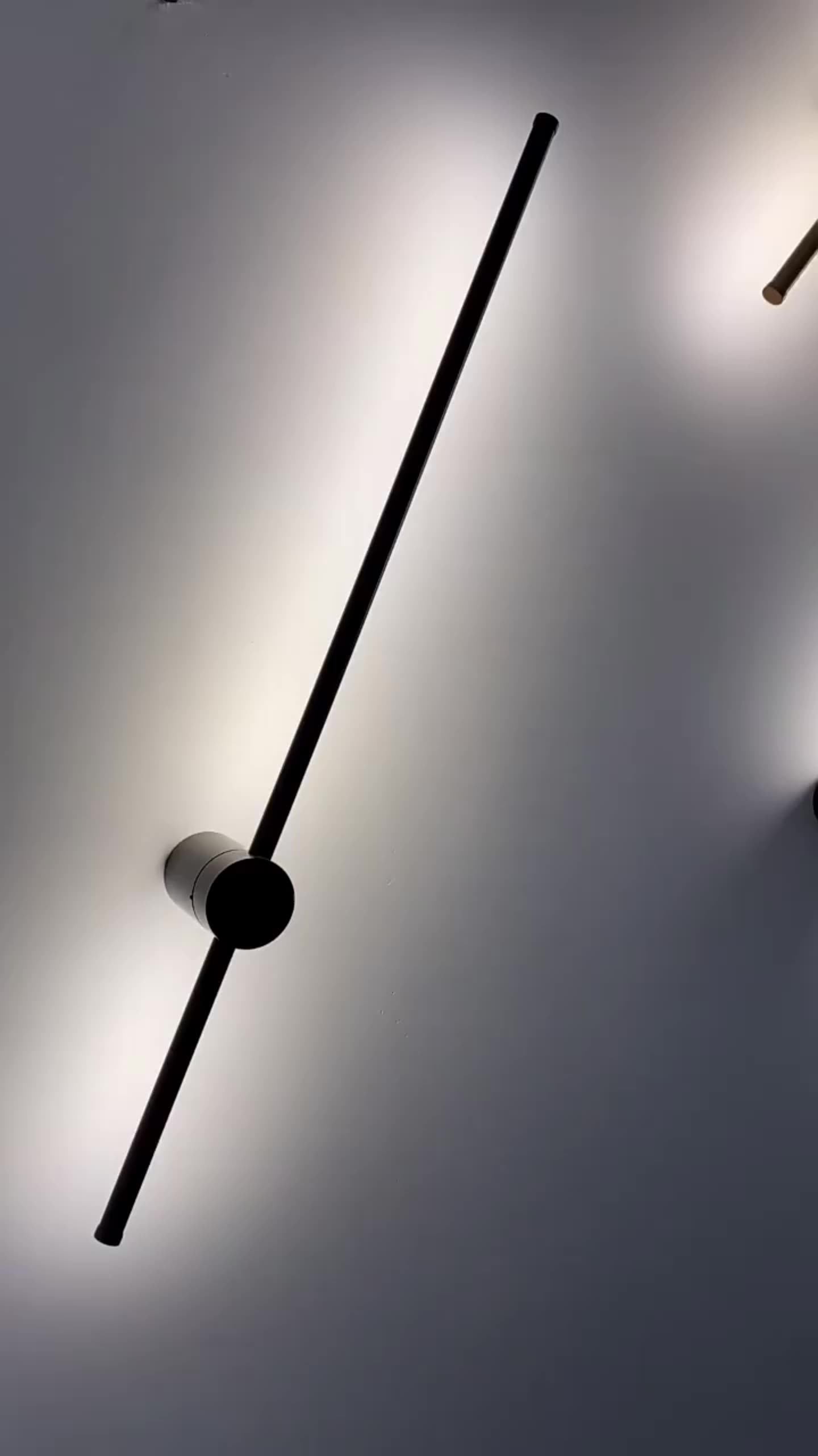 Modern Linear Led Light North European Indoors Decoration Wall Line ...