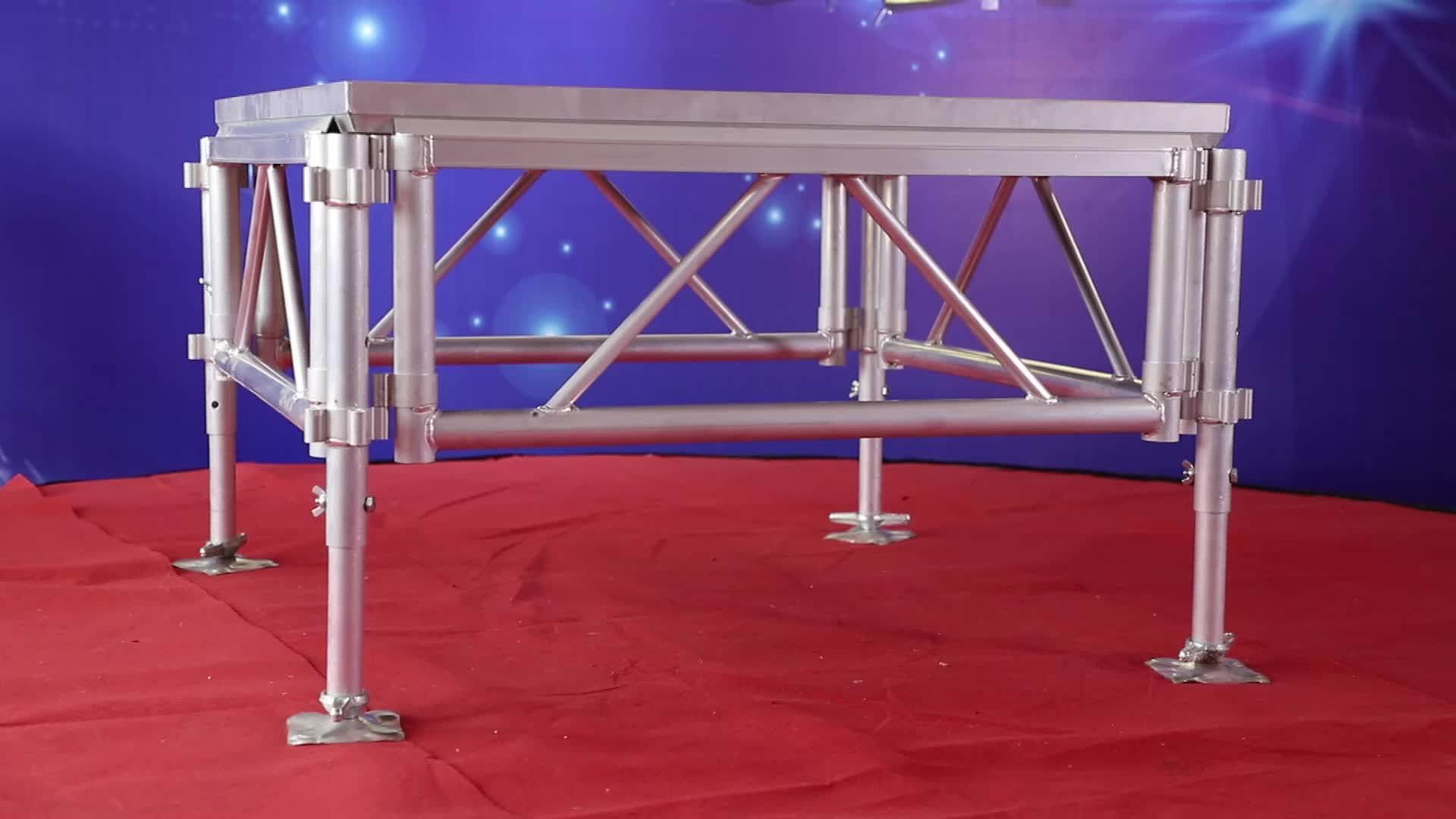 Customized Stage Podium Easy Install Aluminum Frame Height Adjustable ...