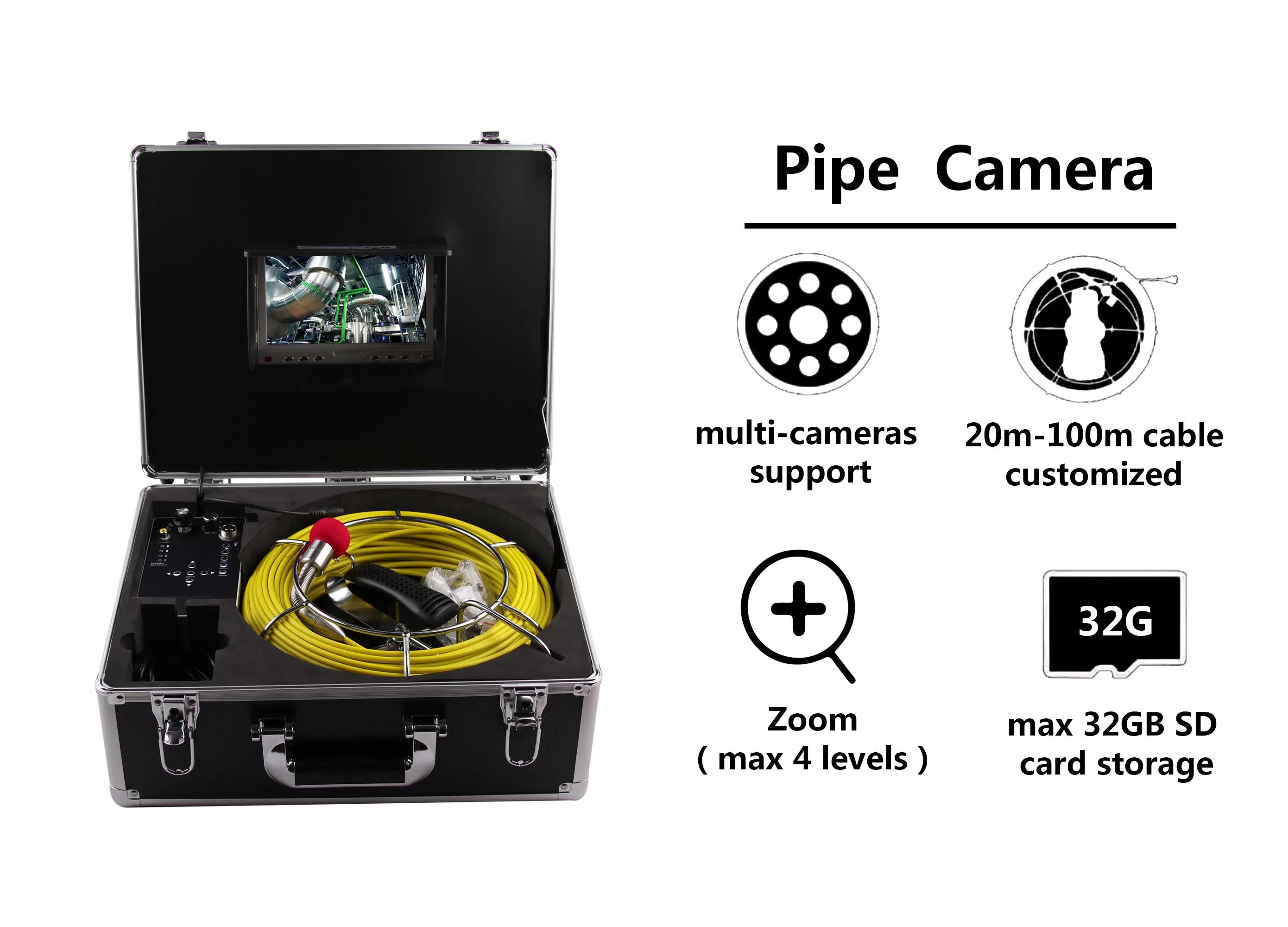 Waterproof Pipe Inspection Camera Sewer Pipe Inspection Camera Pipe ...