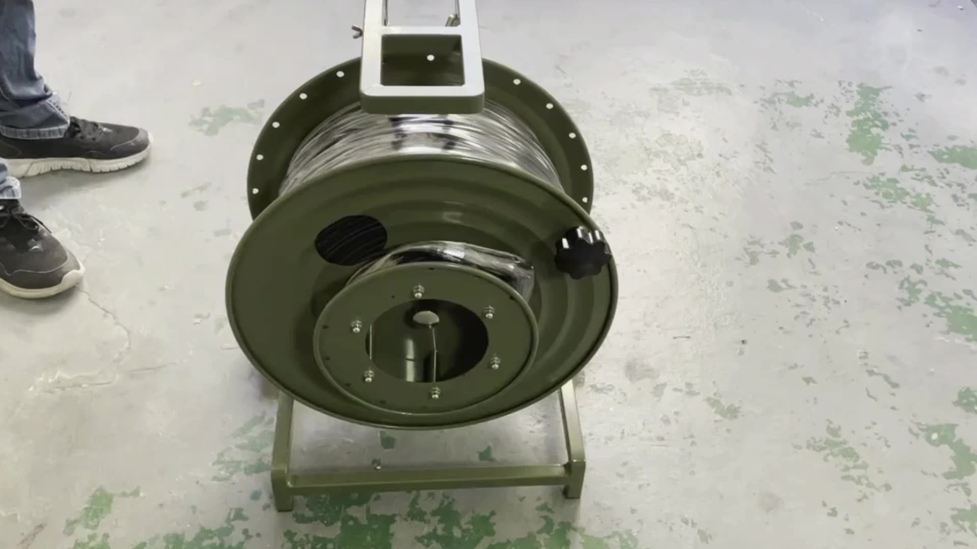 Tactical Optical Cable Reel Optic Fiber Spool Cable Rolls With Tactical ...