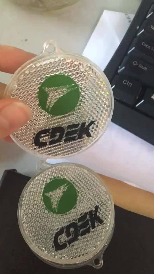 Pmma Reflector Key Chain,High Visibility Reflective Keychain - Buy Pmma ...