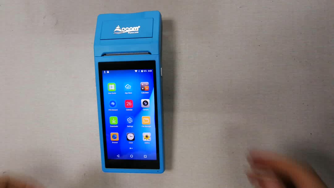 Pos Q2 Android Handheld Pos Terminal With 58mm Printer - Buy 3g ...