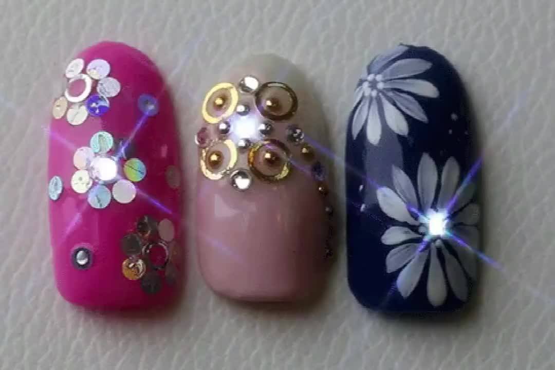 Nfc Nail Tag Sticker Twinkling Colorful Led With Chip Or No Chip Access ...