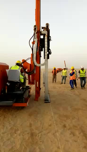 Mz460y-2 Solar Ramming Piling Machine For Solar Pile Driving - Buy ...