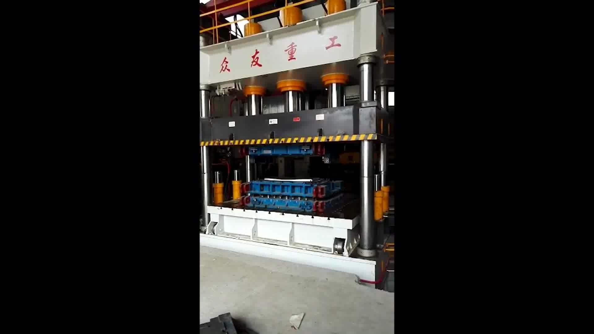1200 Ton Hydraulic Press Machine For Smc Frp Molding Four-column Three ...