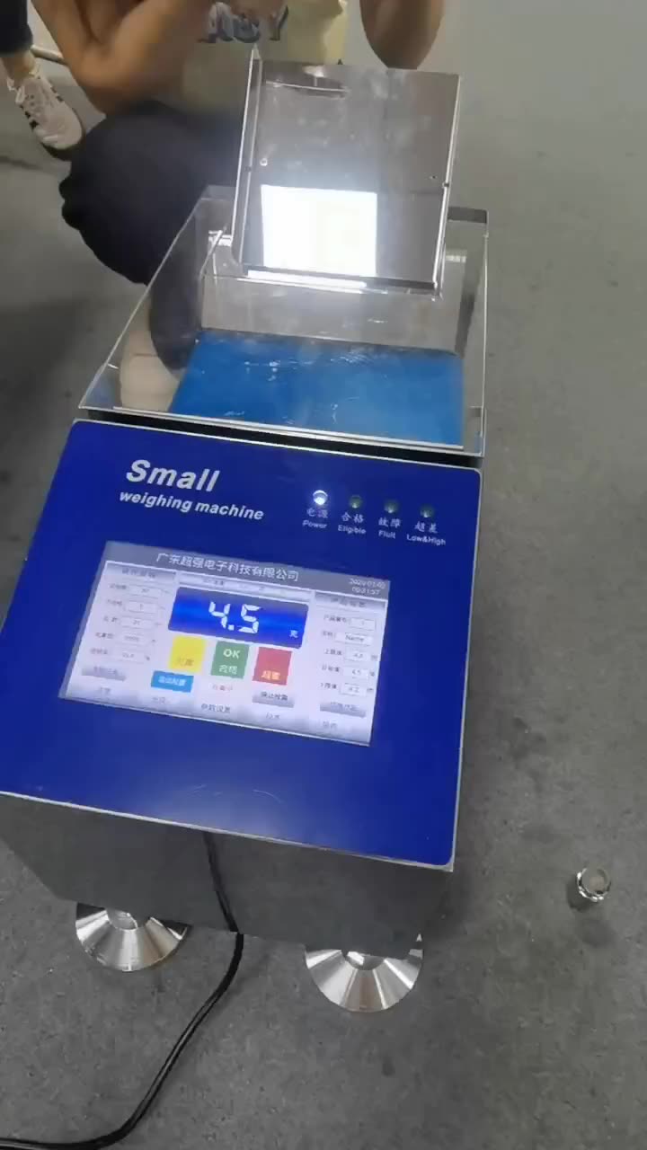 2023 Newly Touch Screen High Precision Mini Check Weigher 500g Left Right Sorting Checkweigher ...