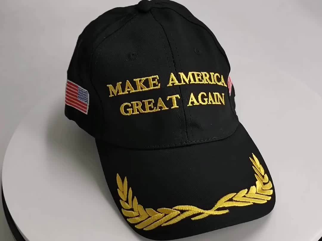 Fashion Campaign Embroidered Usa Maga Hat With American Flag Custom ...