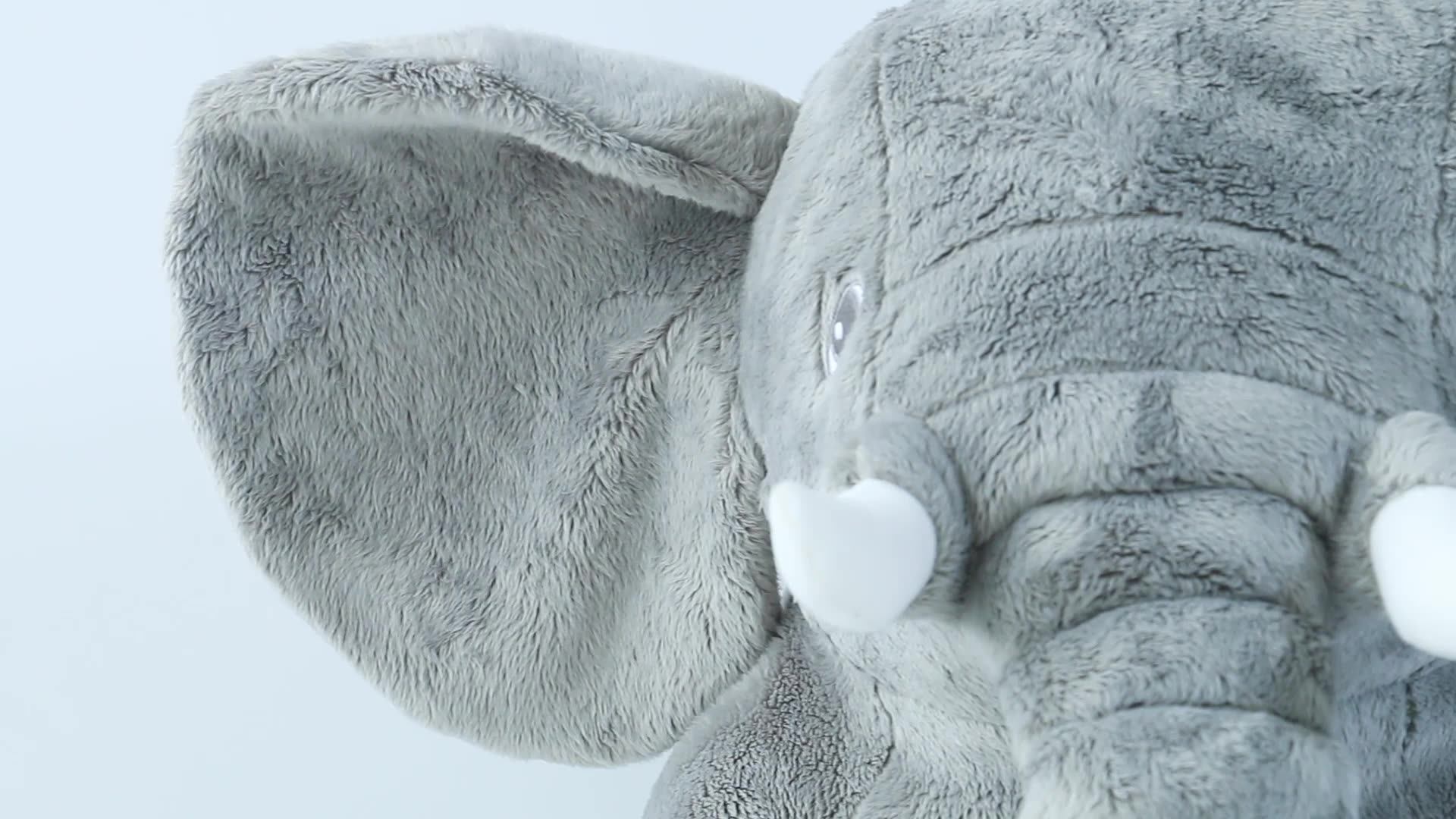 Grey Elephant Stuffed Animals Plush Toy Animals Cushion(gray) - Buy ...
