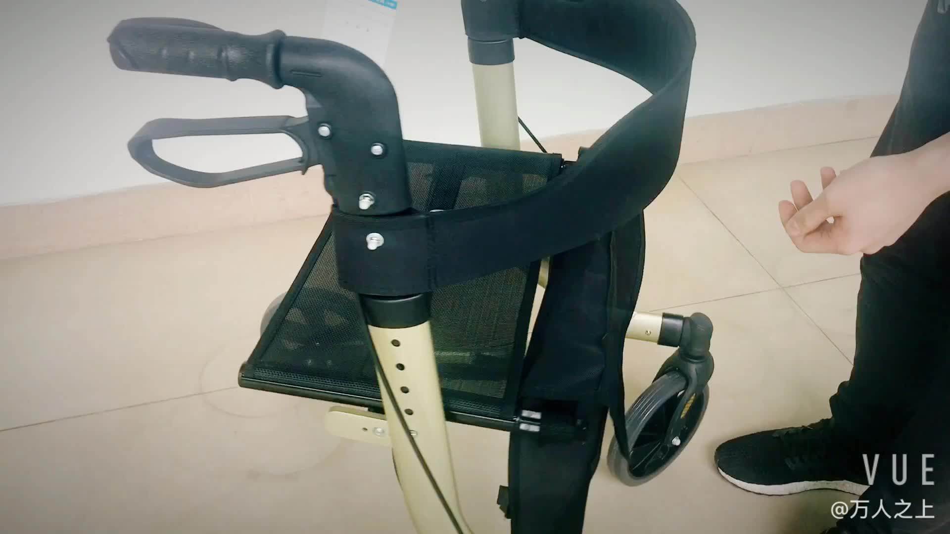 8 Inch Pvc Wheels Lightweight Folding Mobility Rolling Walker For ...