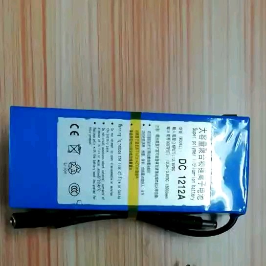 Dc 12v 15ah/5v 36ah Rechargeable Lithium Polymer Battery With 12v/5v ...