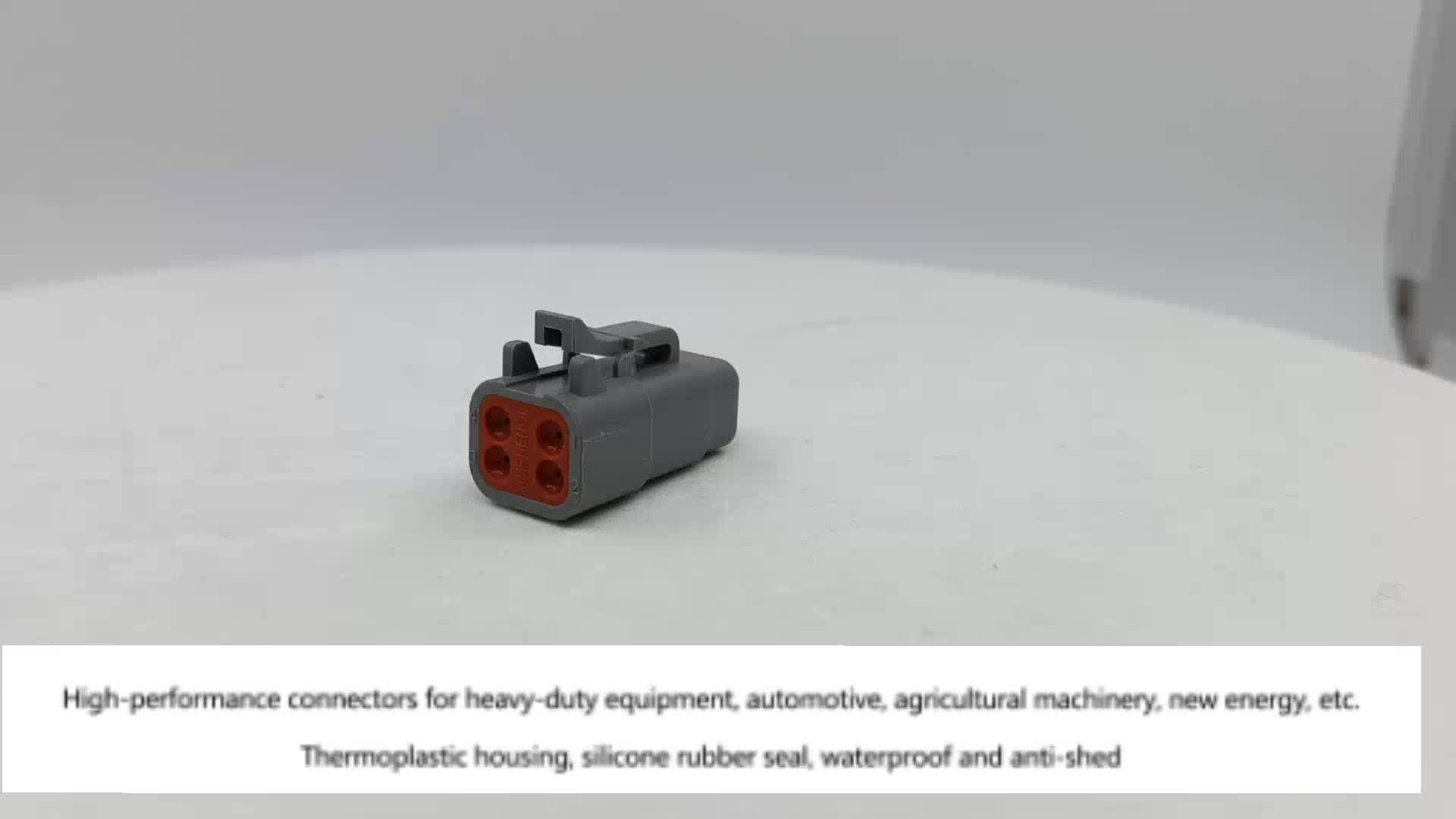 [amphenol] Automotive Connectors Sine Systems Atm06-4s 4 Pins Female ...