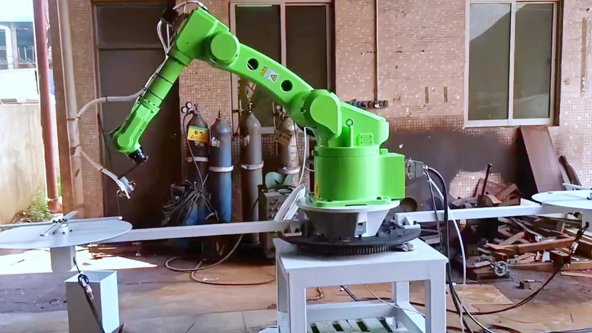 Spray Painting 0.05mm Repeatability 6 Axis Robot Arm With Robot ...