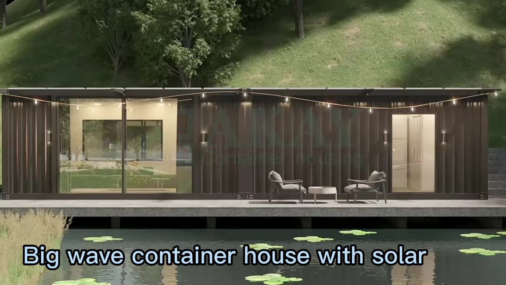 Eco-friendly Movable Shipping Containers 40 Feet High Cube Home ...