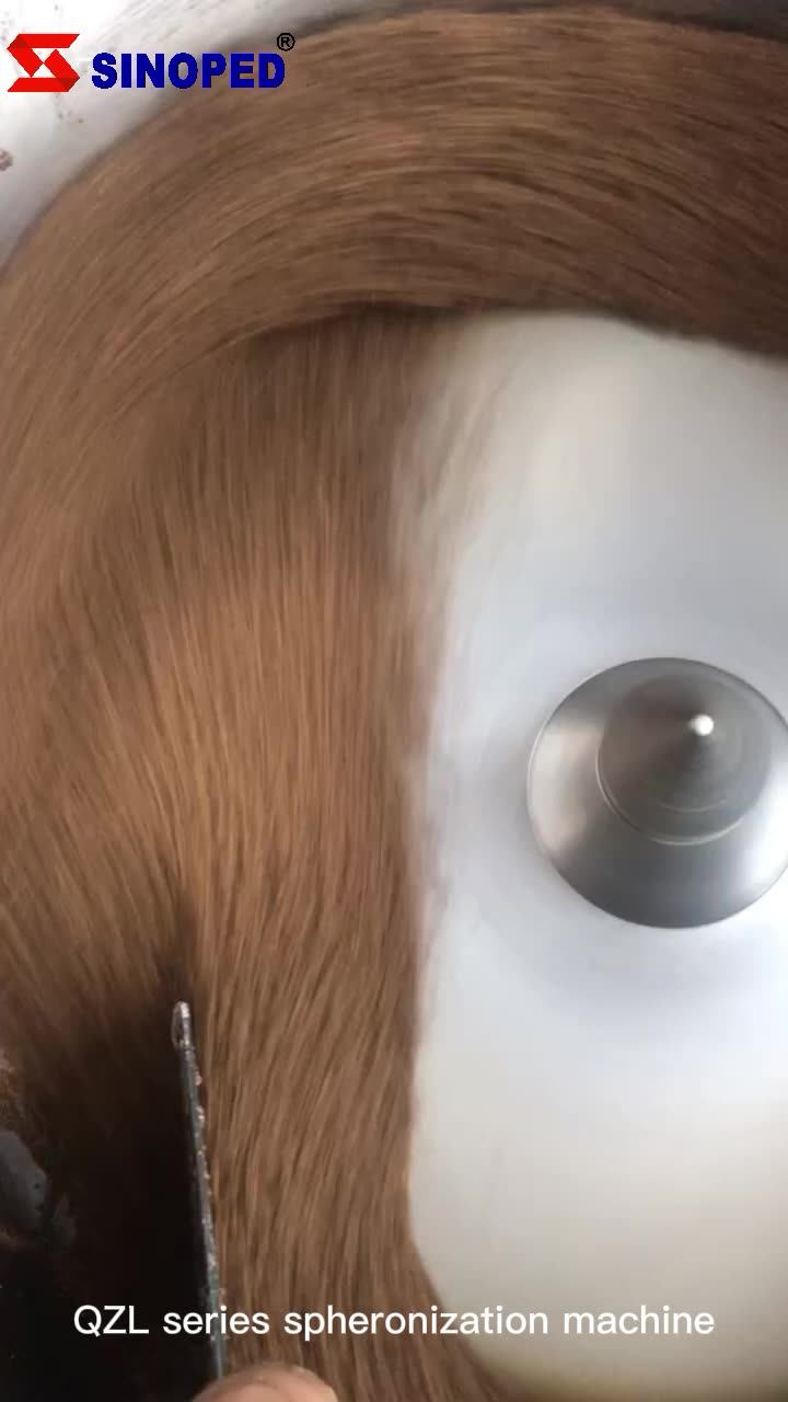 Spheronization Machine Makes Damp Granules Into Beautiful High Degree ...