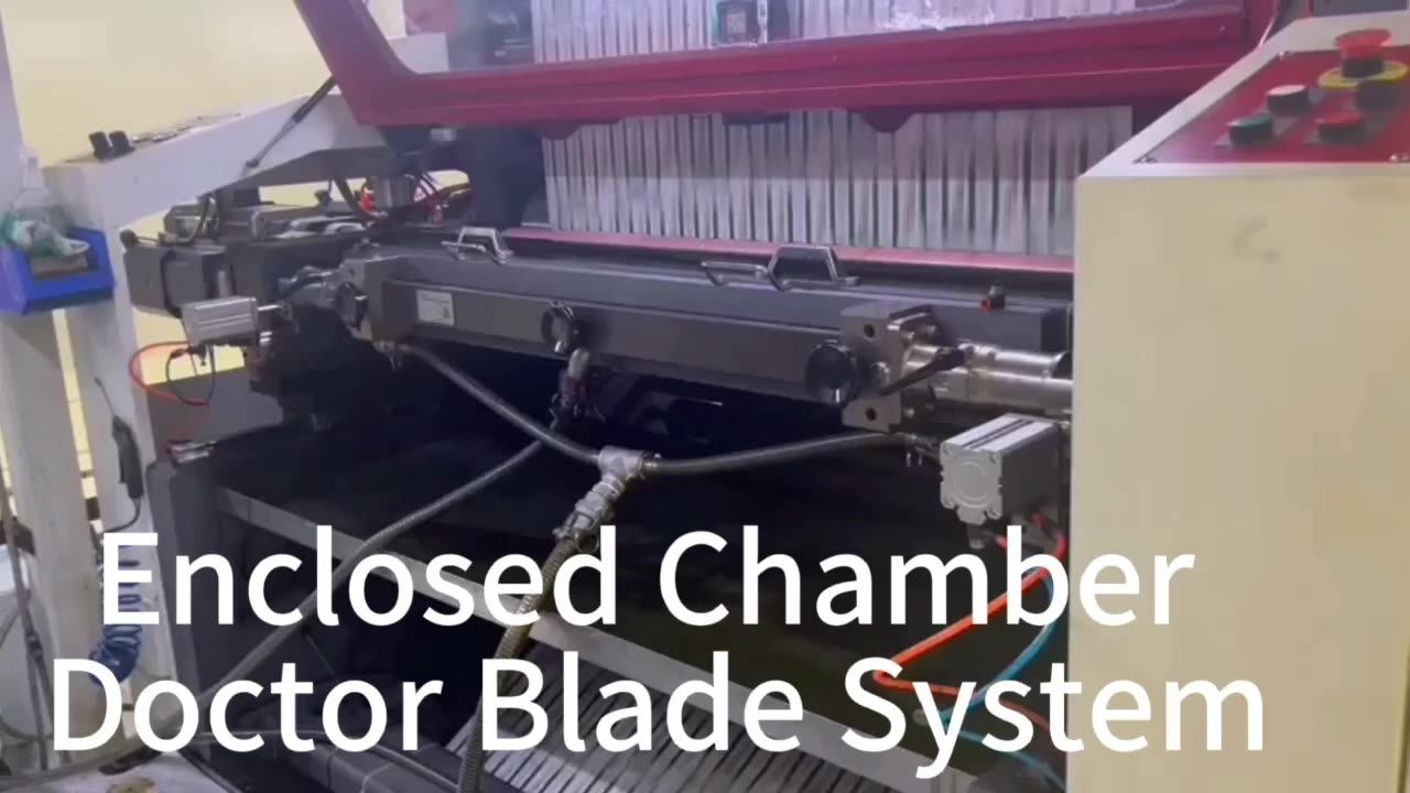 Stable Quality Pressing Sheet Enclosed Chamber Doctor Blade System For ...
