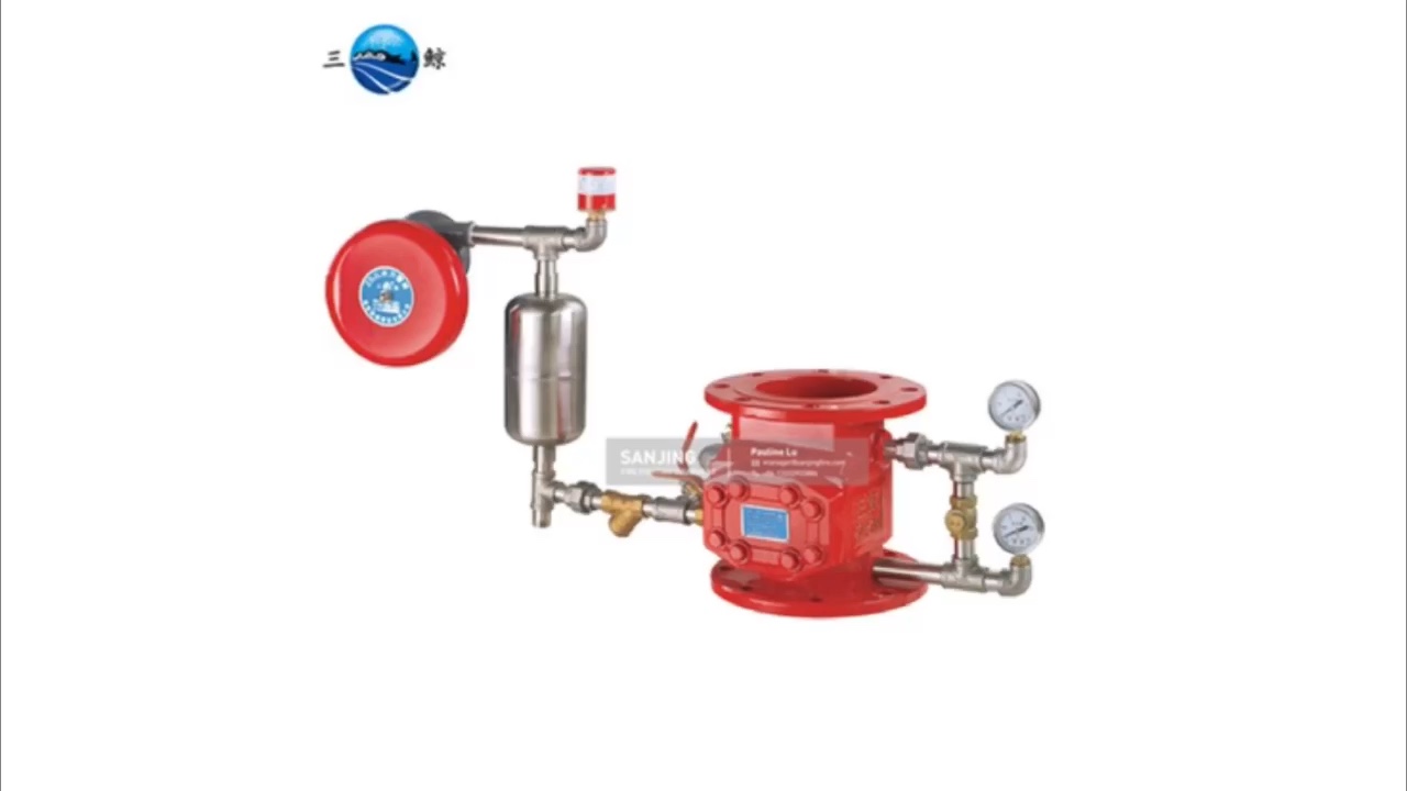 Dn100 Fire Alarm Check Valve Wet Type - Buy Water Alarm Valve,Fire Alarm Valve,Wet Alarm Valve ...
