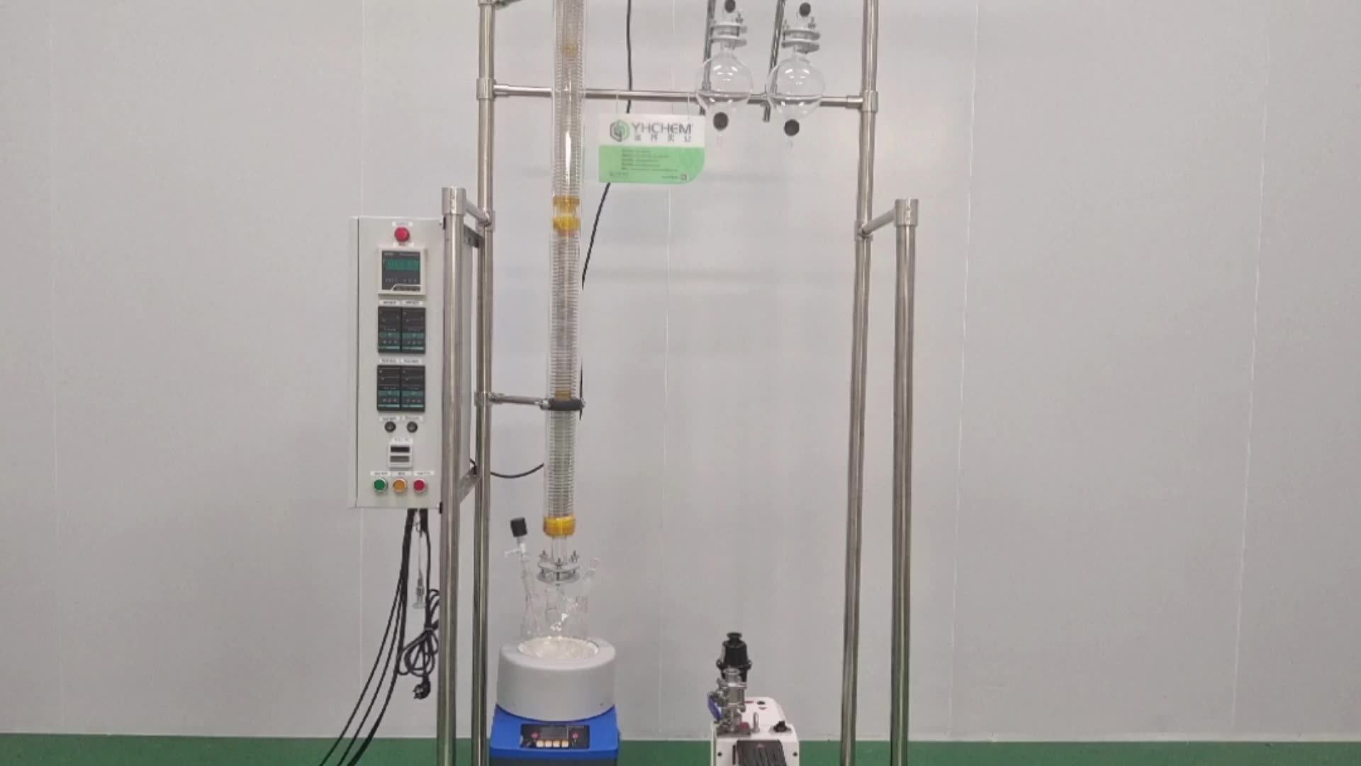 Laboratory Chemical Glass Distillation Column Electronic Chemical ...