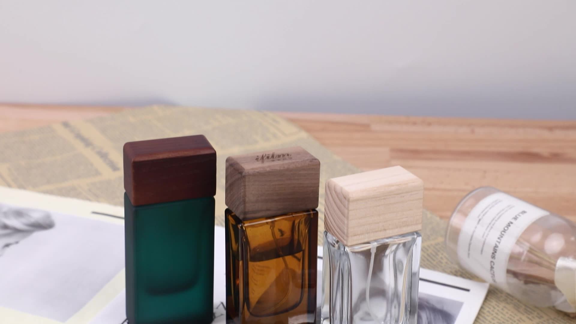 30ml 50ml 70ml 100ml Private Label Stylish Clear Coated Polished Empty ...