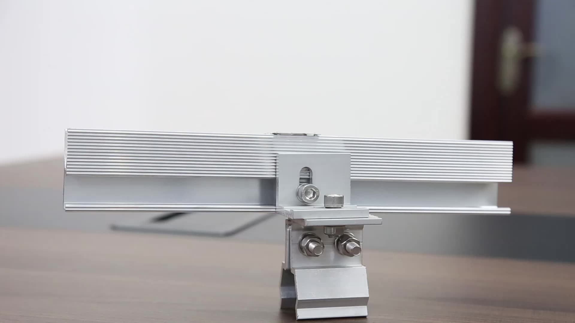 Pv Panels Brackets Panel Mounting Bracket For Tile Roof Aluminium Rail ...