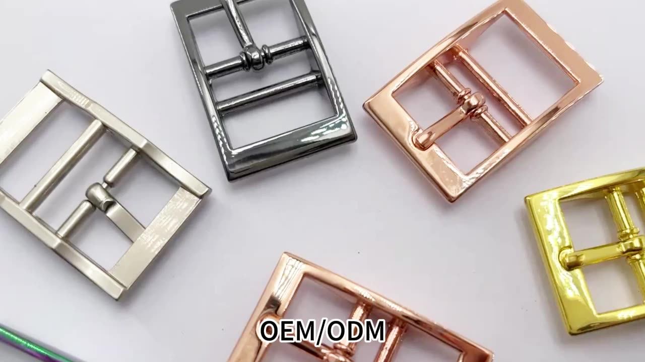 Wholesale Buckles Fashion Double Bar Pin Adjustable Metal Belt Buckle ...