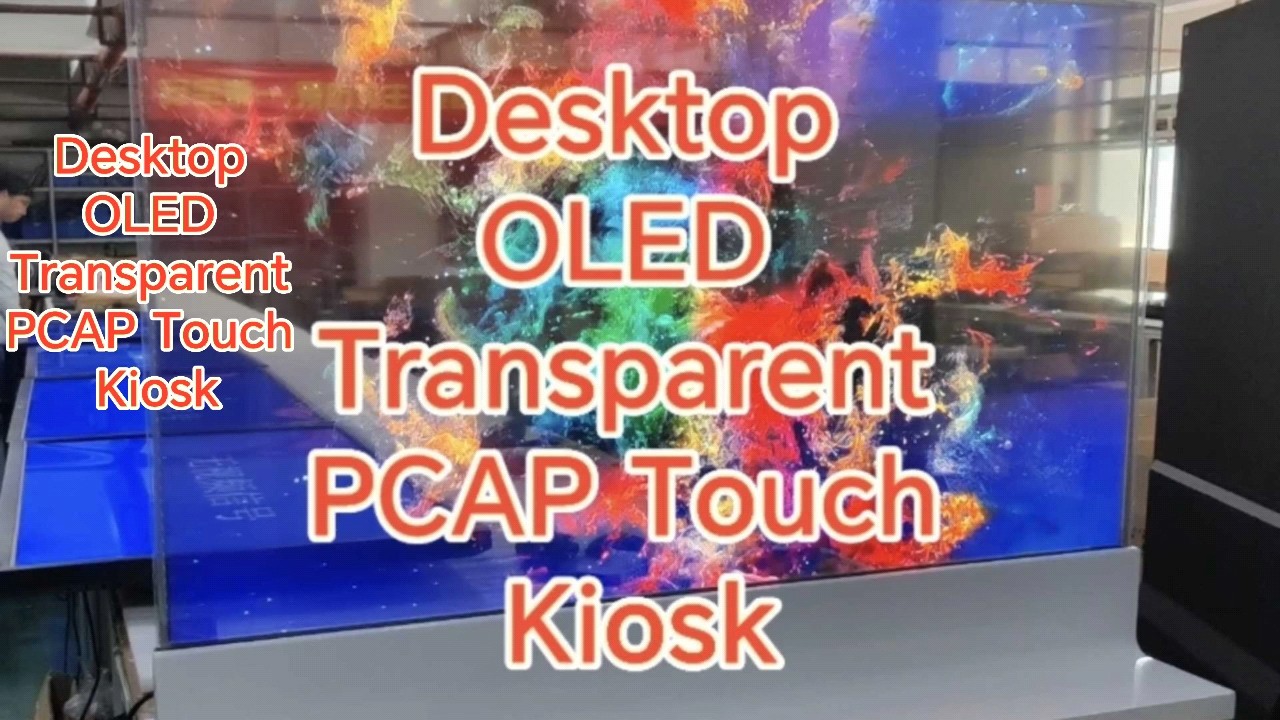 55 Inch Desktop Shape Oled Transparent Lcd Digital Signage Android ...