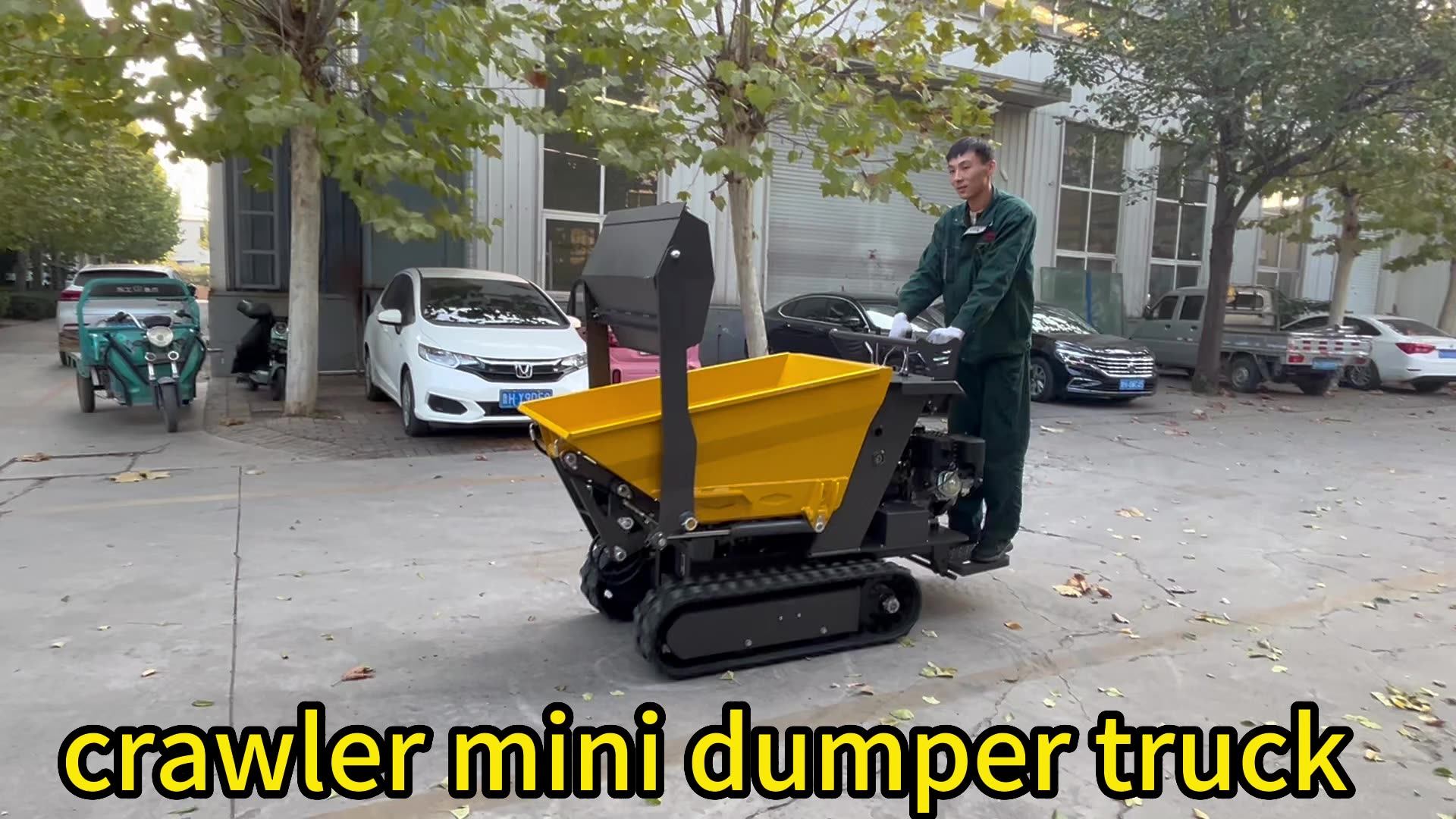 All New Design Self-loading Dumpers 800kg Mini Track Dumper Ce Epa Eur ...