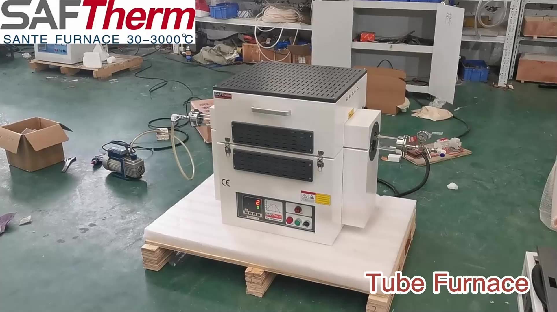 1200c Laboratory Rotary Tilting Atmosphere Electric Furnace Tube ...